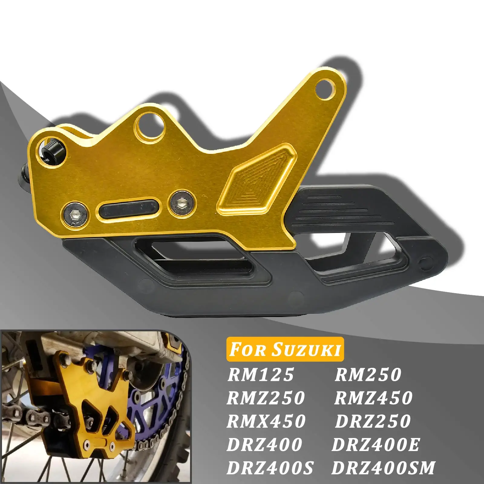 Motorcycle-CNC-Chain-Guide-Guard-For-For-Suzuki-RM125-RM250-RMZ250 ...