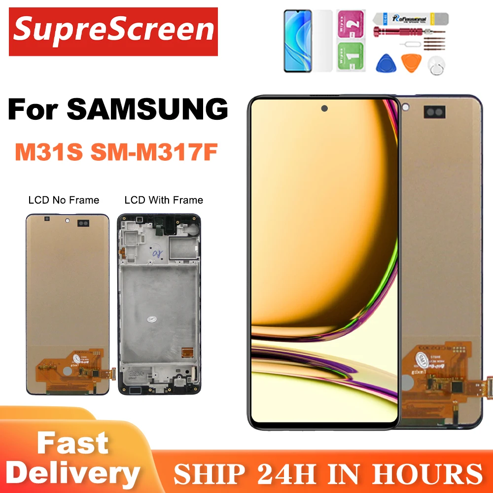M31S Screen For Samsung M31s SM-M317F M317F/DS LCD Display Touch Screen ...