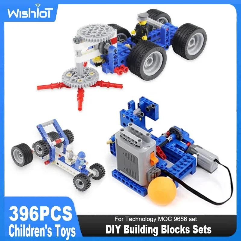 396PCS-Technical-Building-Block-Set-Power-Functions-Parts-For-Technology-MOC-9686-set ...