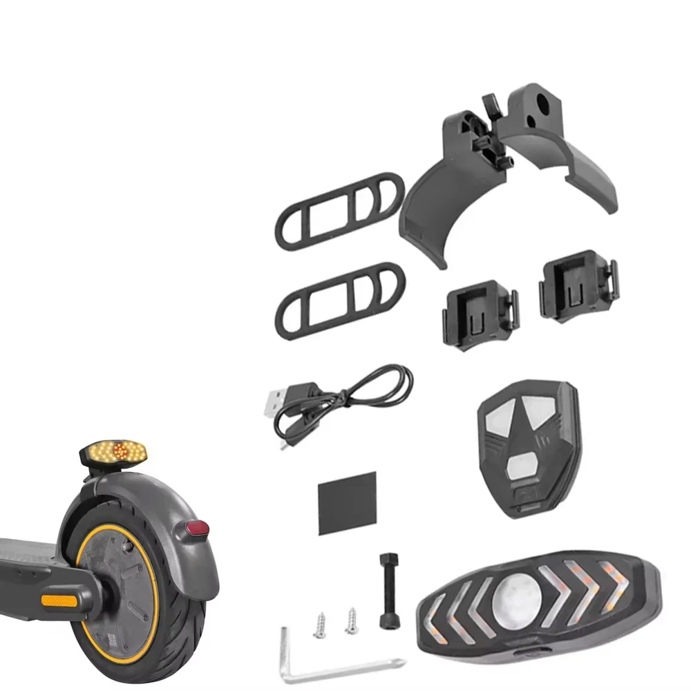 For Ninebot Max G30 E-Scooter LED Flashing Taillight with Horn ...