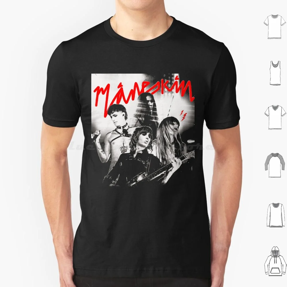 Maneskin-T-Shirt-6xl-Baumwolle-cool-T-Shirt-Maneskin-m-Neskin-maneskin ...