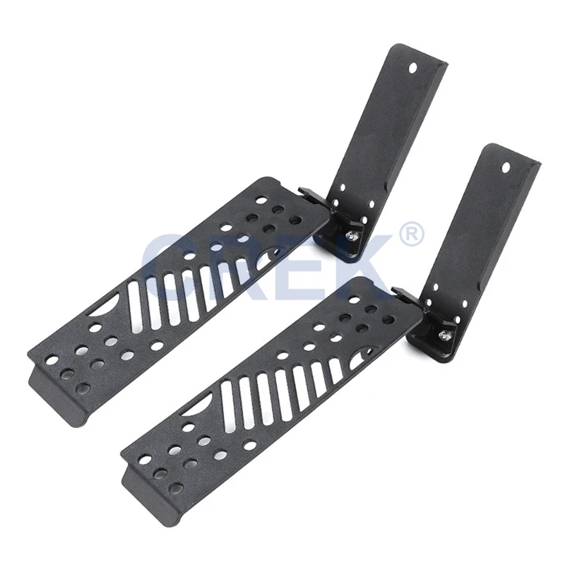 CREK-Auto-Accessories-Car-Interior-Steel-Anti-slip-Pad-Left-Foot-Rest ...