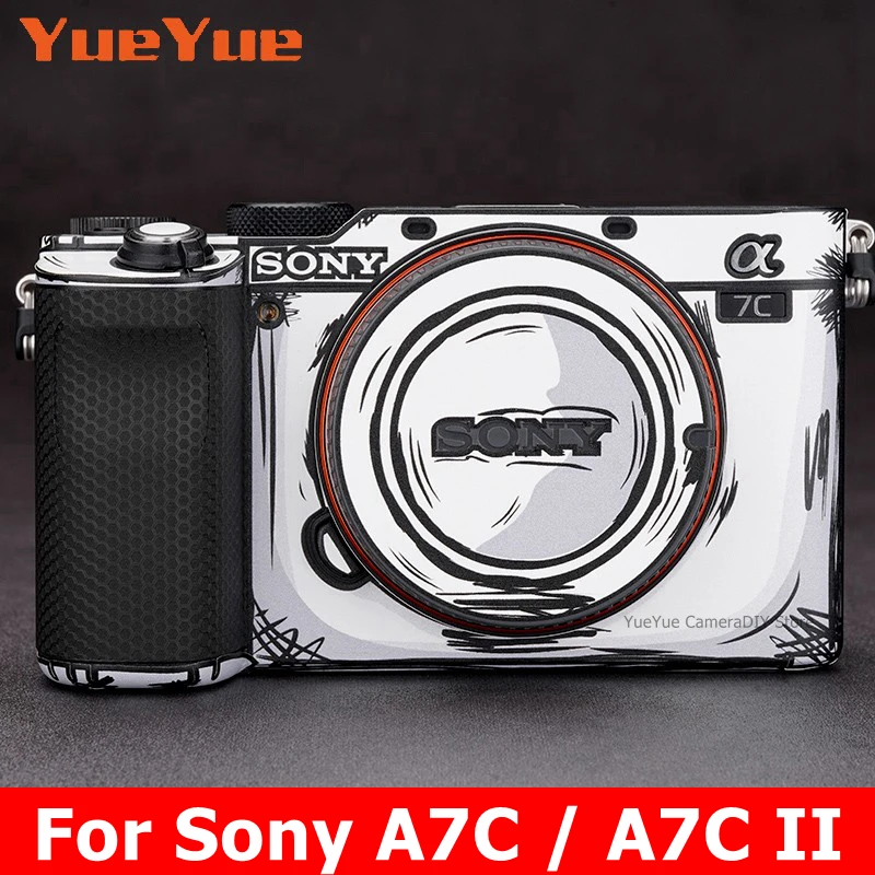 Stylized-Decal-Skin-For-Sony-A7C-A7CII-Camera-Sticker-Vinyl-Wrap-Anti ...