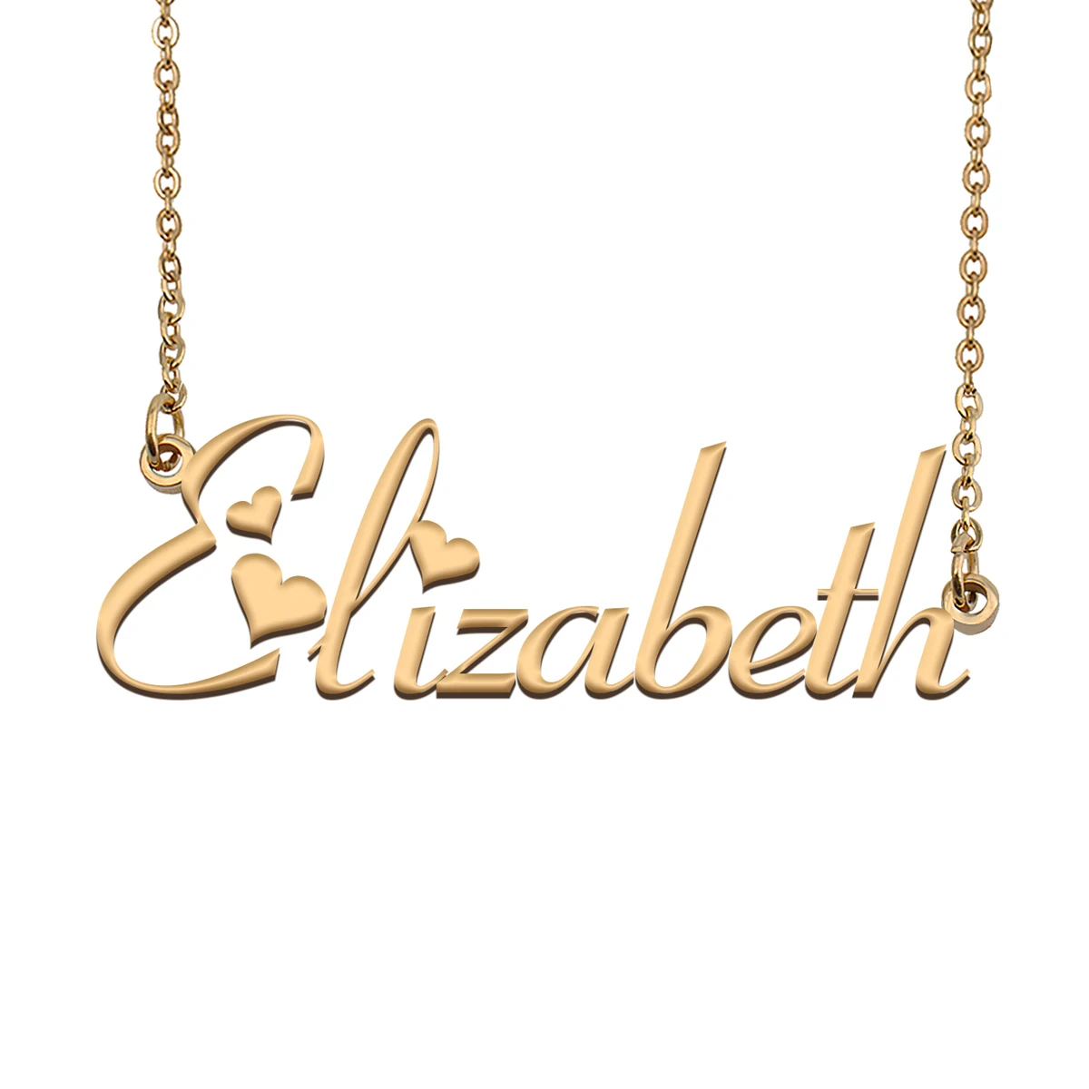 Collar-con-nombre-de-Elizabeth-colgante-con-placa-con-nombre ...