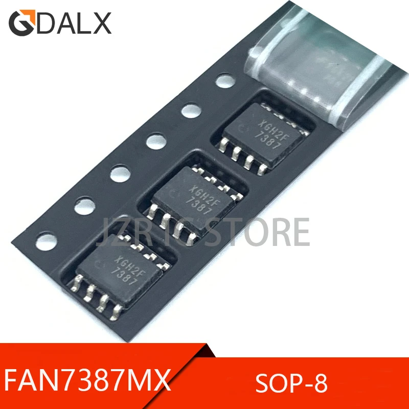 (5piece)100% Good FAN7387 FAN7387MX SOP8 7387 SOP 8 Ballast Controller ...