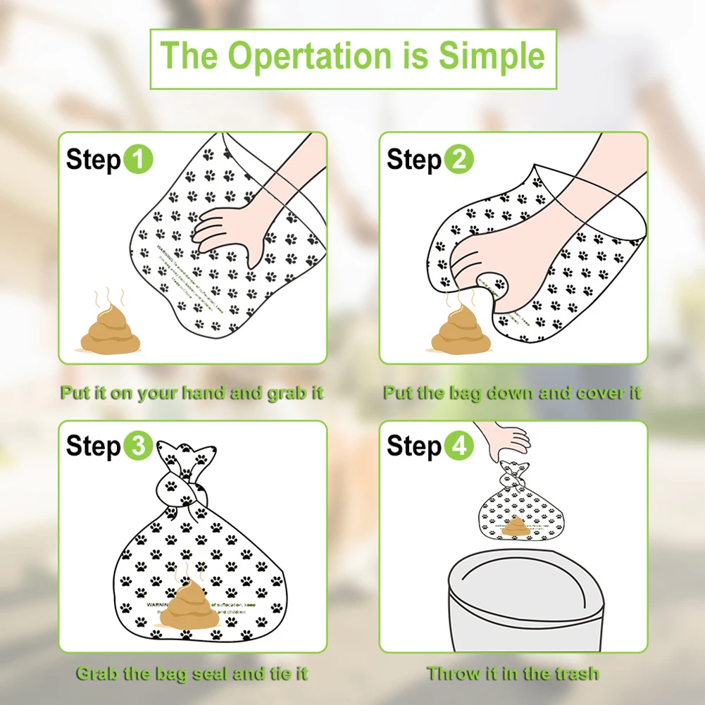 Sac de proprete excrements,Sacs à merde dégradables pour chien,chiot ...