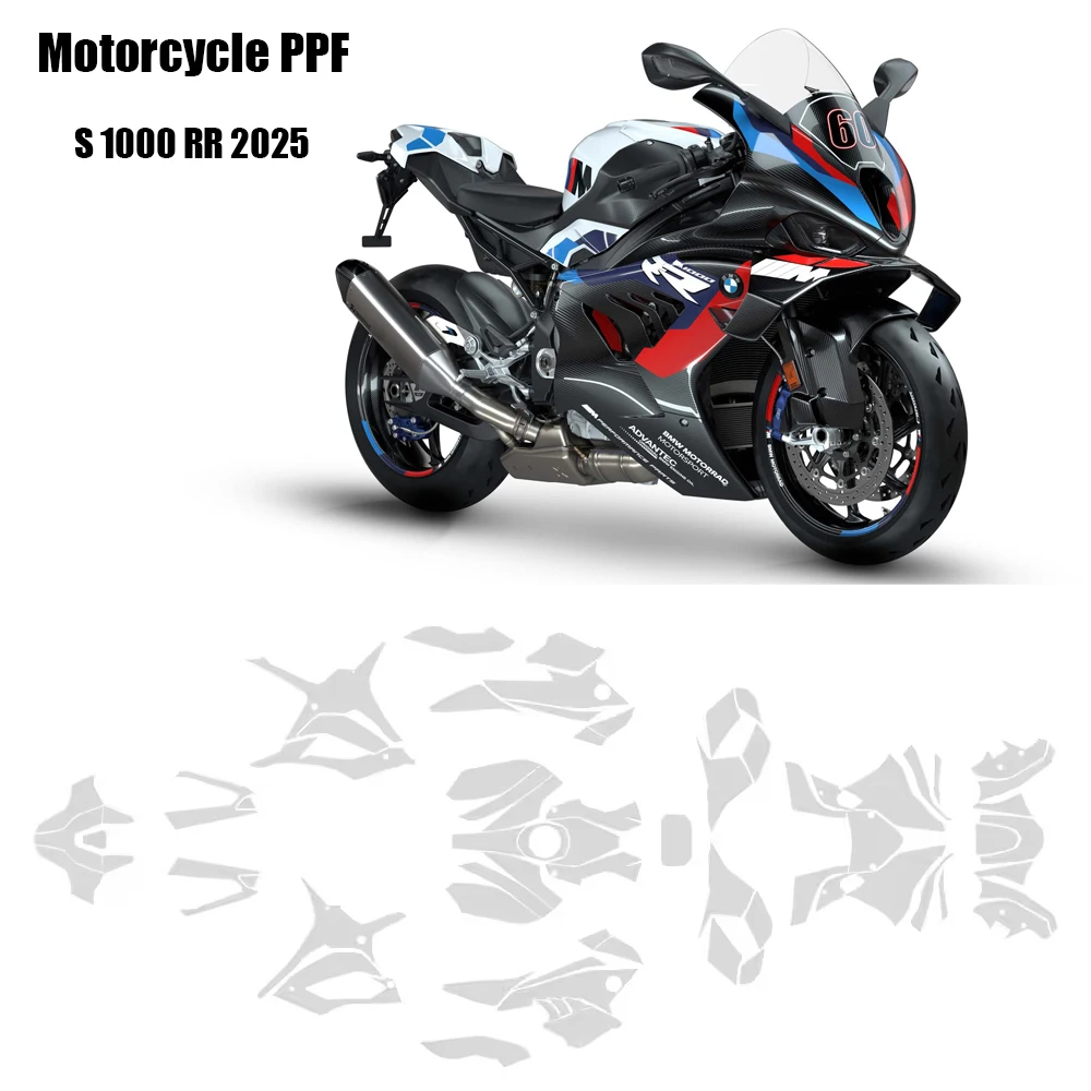 S1000 RR S 1000RR Paint Anti-scratch Transparent Film For Bmw S1000RR ...