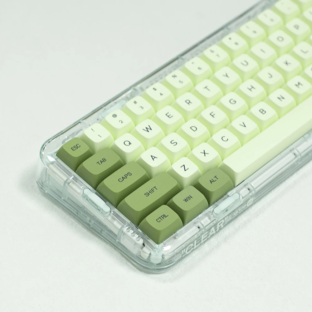 124 Keys Matcha Green Mechanical Keyboard Keycaps Dye Sublimation XDA ...