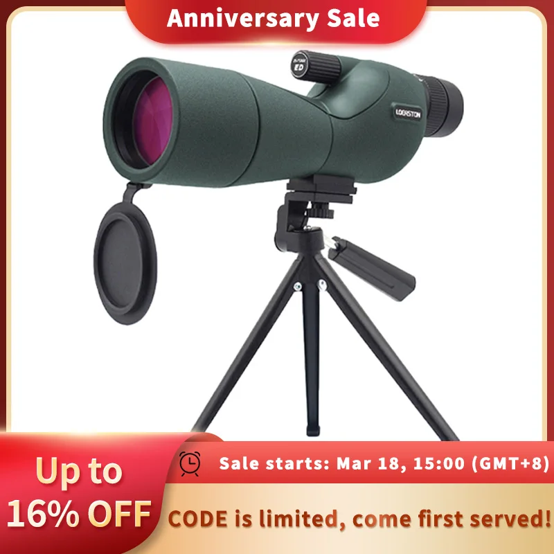25-75x60 HD Spotting Scope Zoom Monocular Powerful Telescope Bak4 Prism ...