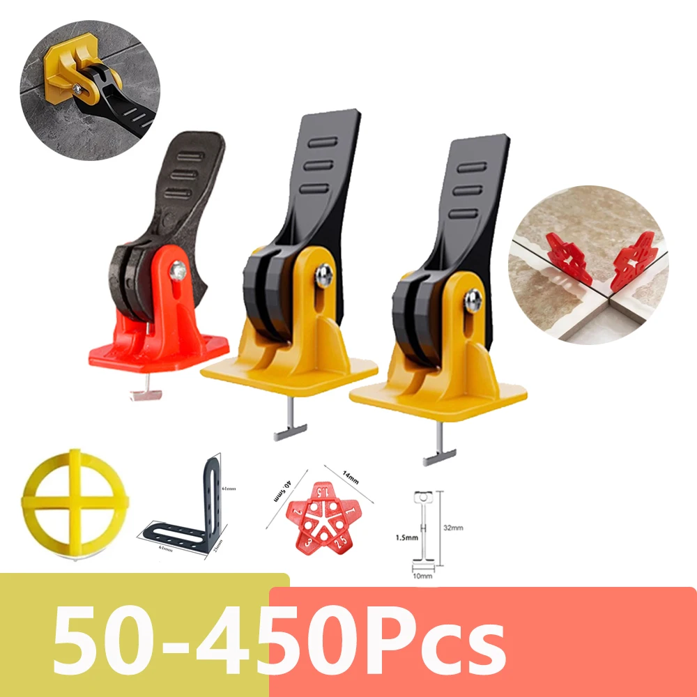 5-450pcs-Floor-Tile-Leveling-System-Clips-Construction-Tools-Tile ...