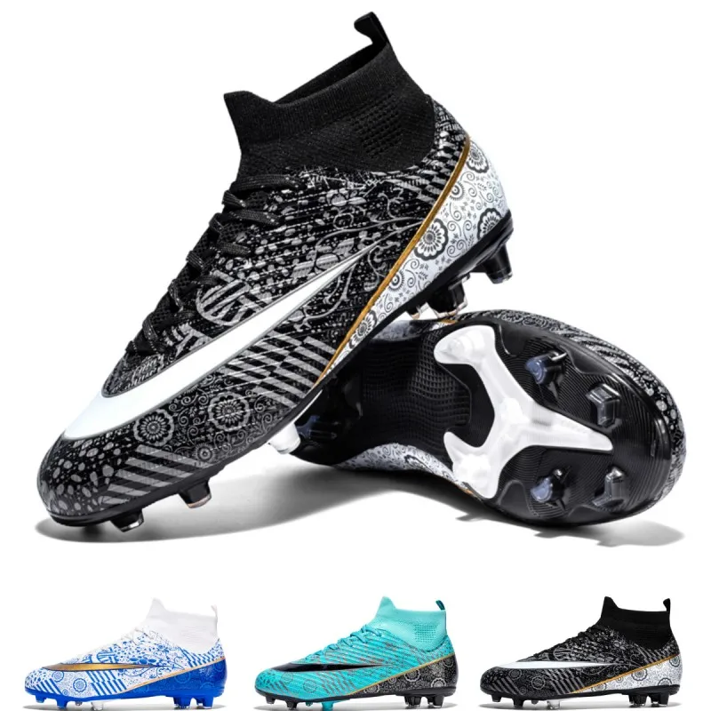 High-Top-Football-Boots-TF-FG-Outdoor-Anti-skid-And-Shock-absorbing ...