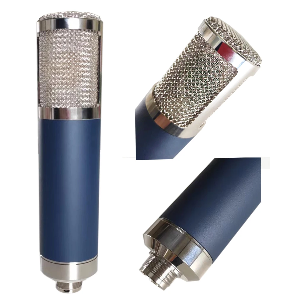 Hot-Sale-Blue-Condenser-Tube-Microphone-Body-Mic-Shell-Accessories ...
