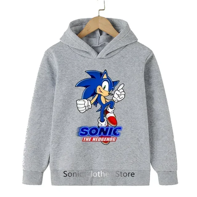 Sudadera con capucha de Sonic para niños y niñas, suéter con capucha de ...