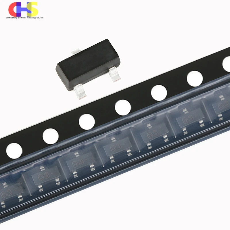 100PCS-1SS181-A3-1SS184-B3-1SS226-C3-1SS187-D3-80V-100mA-SOT-23-SMD ...