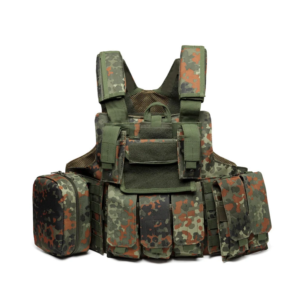 Oxford-Camouflage-Tactical-Vest-Molle-Assault-Armor-Combat-Waistcoat ...