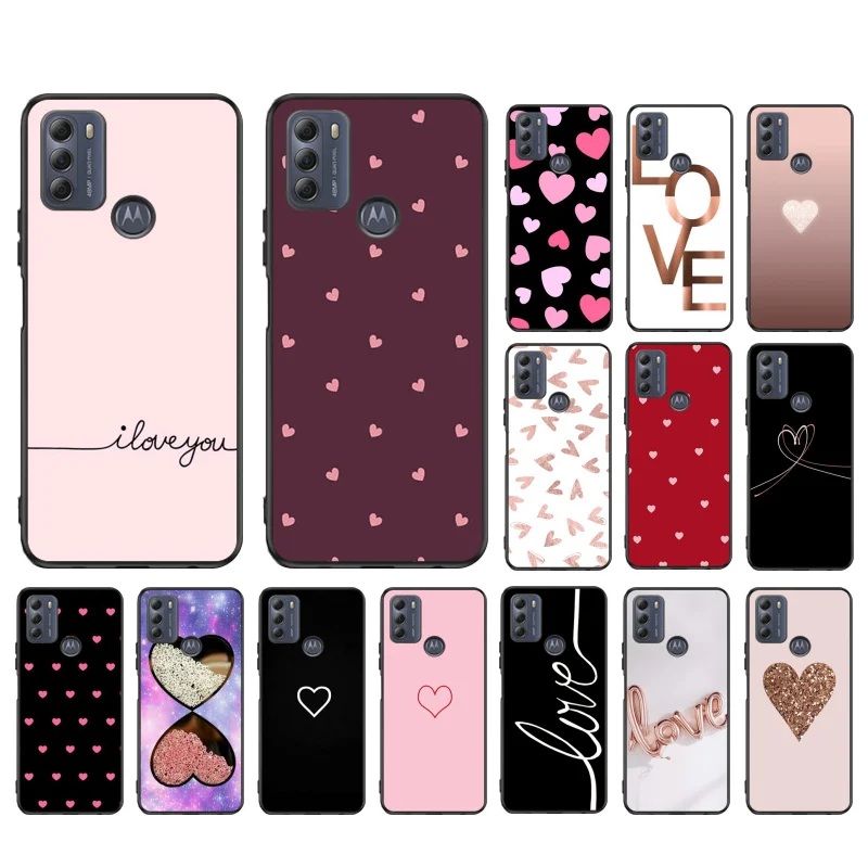 Pink Heart Phone Case Motorola | Motorola Edge 20 Heart Case - Mobile ...