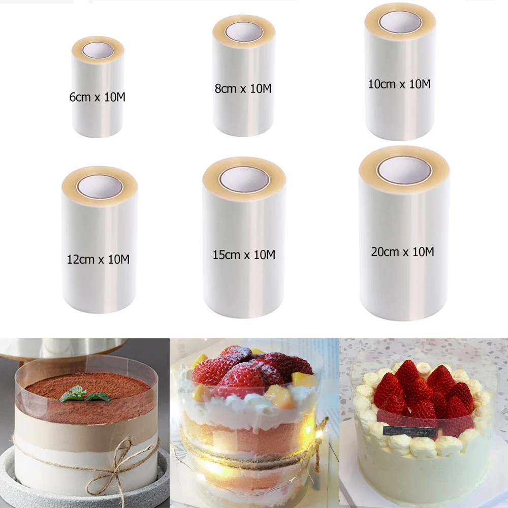 Filme-de-acetato-para-Bakeware-de-cozinha-Decora-o-do-bolo-Transparente ...