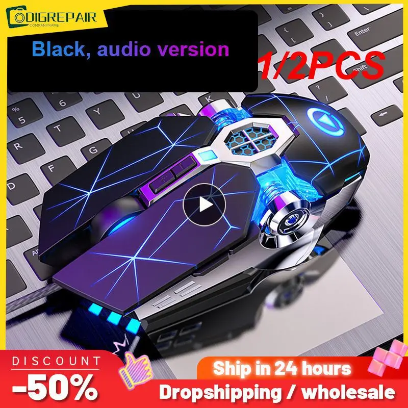 1-2PCS-Professional-USB-Wired-Gaming-Mouse-6-Button-3200DPI-LED-Optical ...