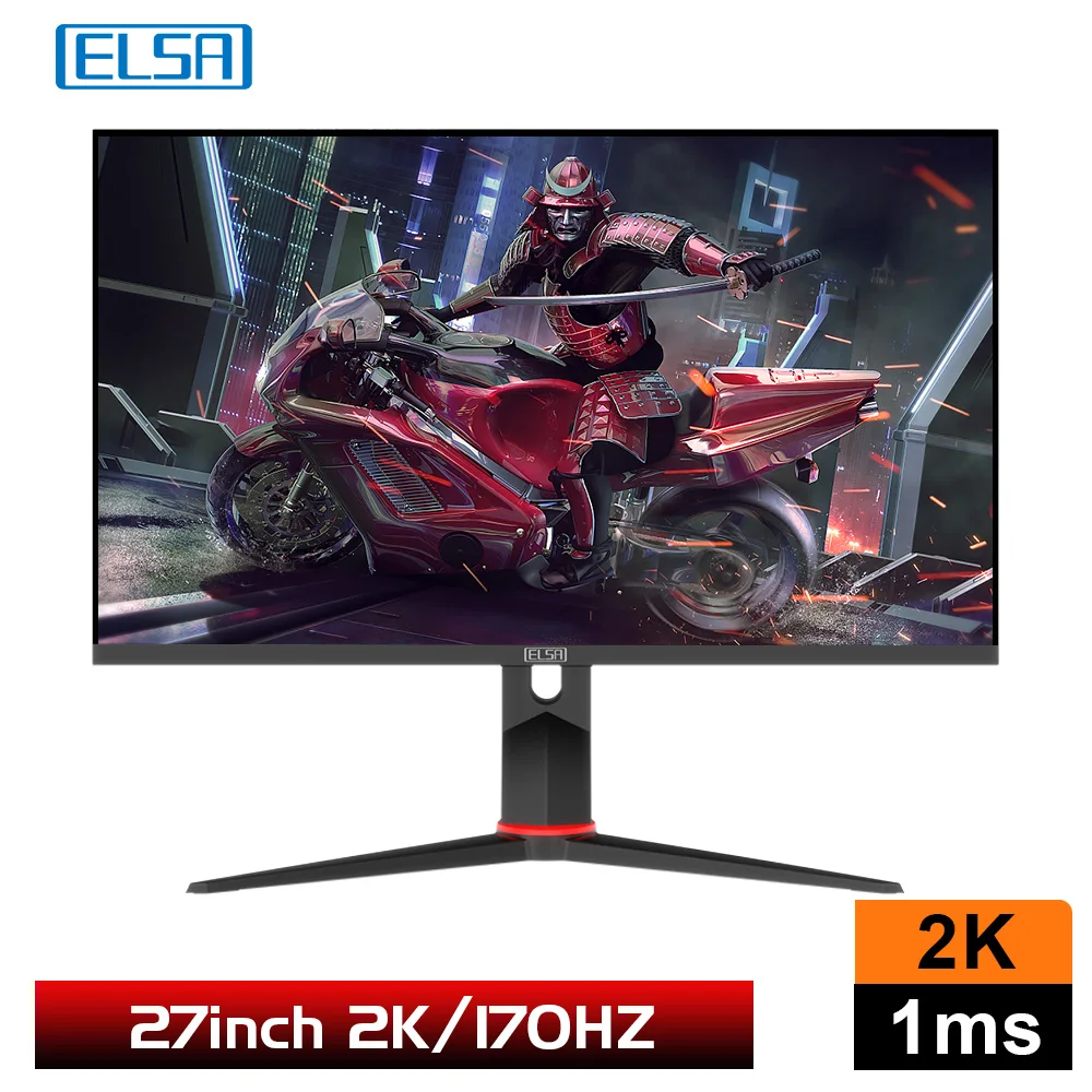 ELSA Monitor de 27 pulgadas para PC, pantalla Lcd IPS de 2K, 170Hz, QHD ...