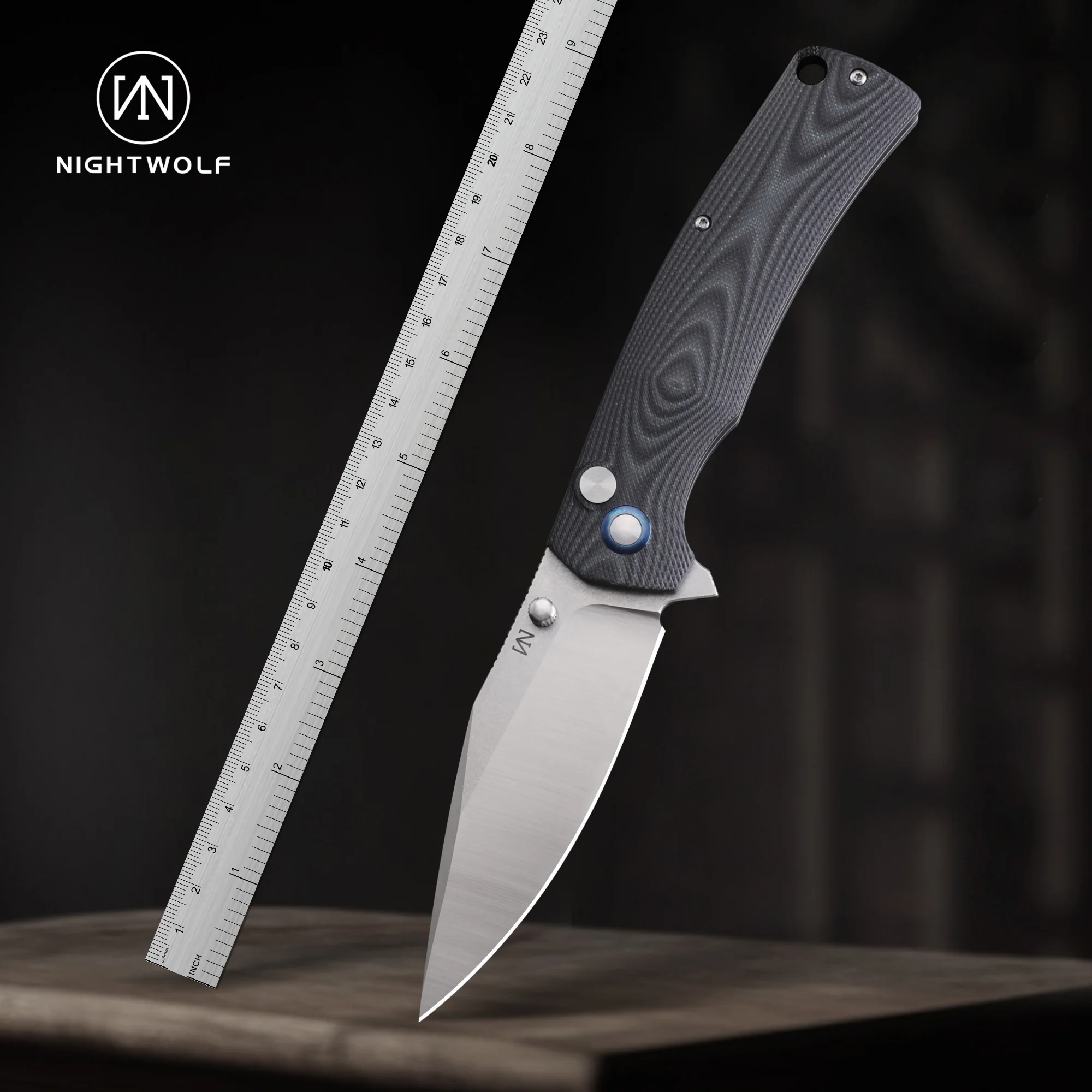 Nightwolf-N01Pocket-Folding-Knife-Micarta-Handle-9CR18MOV-A-o-Satin ...