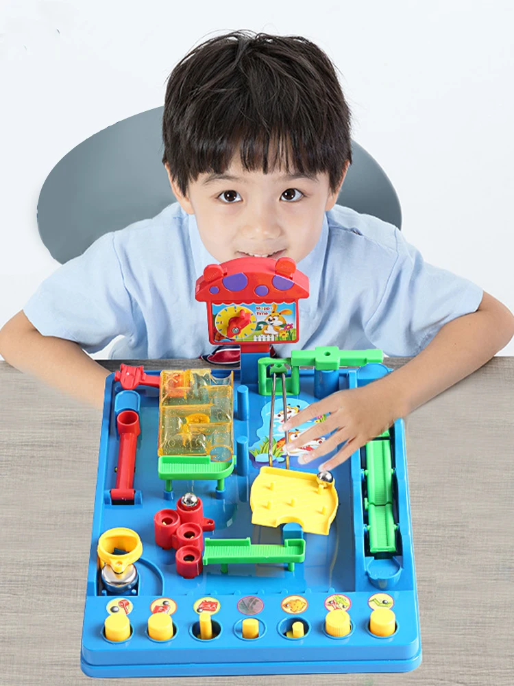 Children Intellectual Water Park Ball Maze Screwball Scramble Toy - Vibaxa