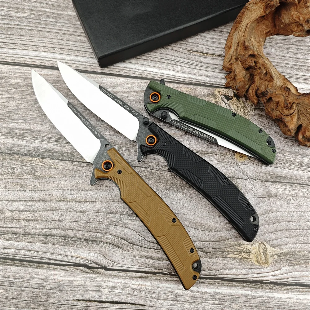 Safety-Pocket-Flipper-Folding-Knife-D2-Blade-G10-Handles-Utility ...