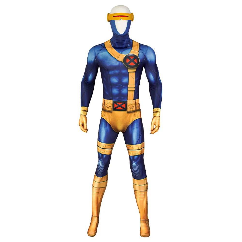 High-Quality-3D-Print-Cyclops-Cosplay-Costume-With-U-zipper-Muscle ...