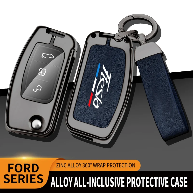 TPU-Zinc-Alloy-Key-Case-para-Ford-Fiesta-Logo-Car-Key-Chain-Metal-Shell ...