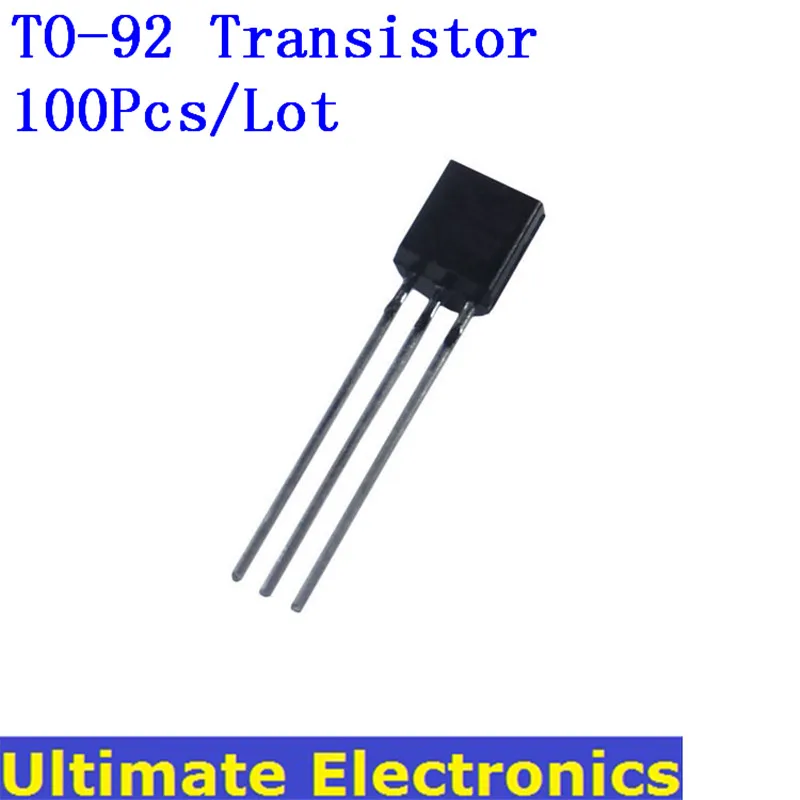 100Pcs-Lot-TO-92-Transistor-2N2222-2N2907-2N3904-2N3906-2N5401-2N7000 ...