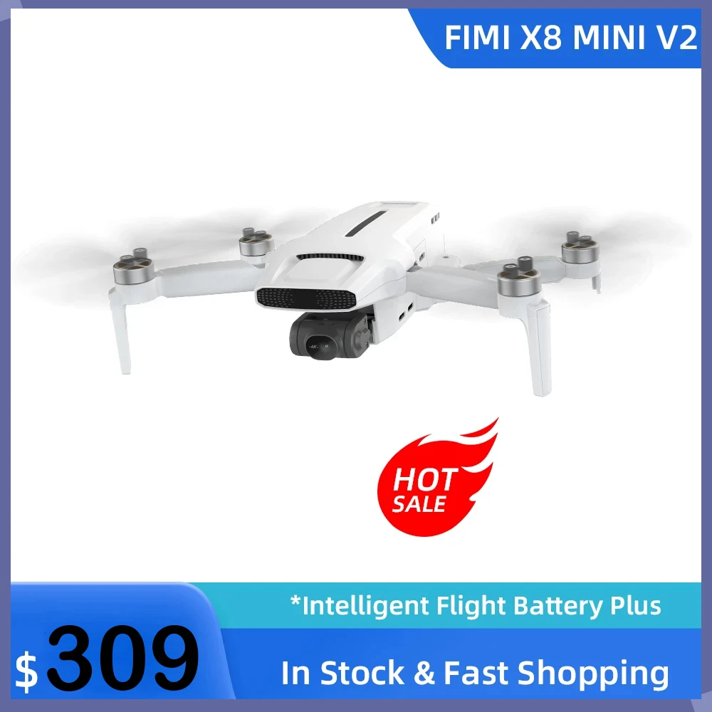 FIMI New X8 MINI V2 Drone 250g 9km GPS Transmission 4k Camera Mini Drone Gimbal Professional ...
