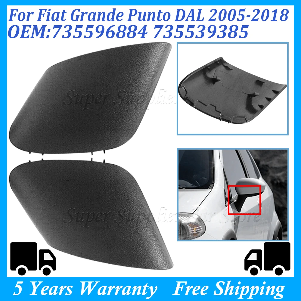 Car-Door-Mirror-Rear-View-Mirror-Side-Cap-Screw-Cap-Cover-Trim-L-R-For ...