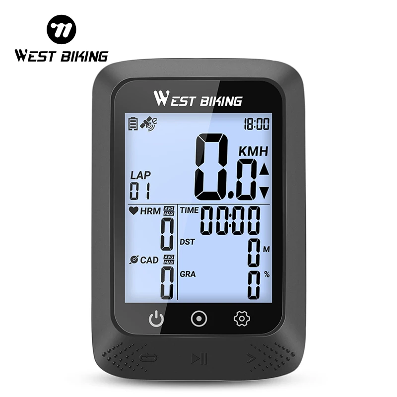 WEST-BIKING-GPS-Bike-Computer-Cycle-Wireless-Speedometer-Odometer ...