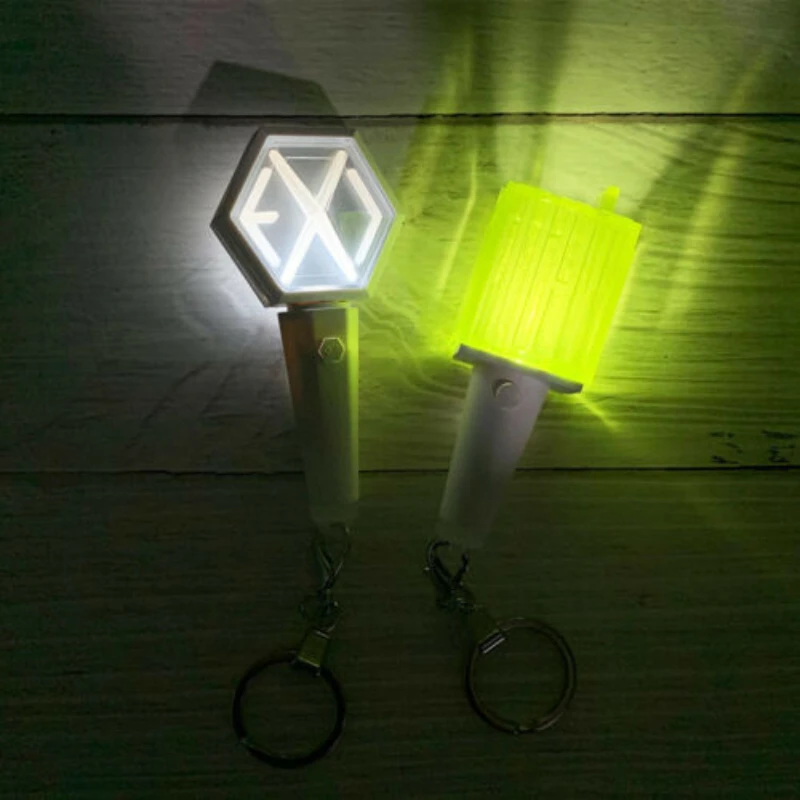 Kpop-Mini-Fanlight-Light-Stick-Keyring-EXO-NCT-Concert-Light-Stick-Glow ...
