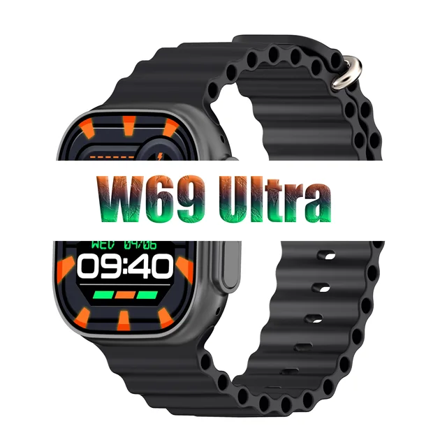 W69 ULTRA Smart Watch Microwear Wholesale 2GB ROM Bluetooth Call Series 9 2.2 IP68 49mm NFC GPS ...