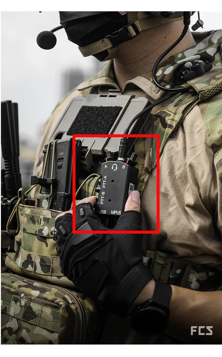 All-Metal Cnc Exquisite Edition MPU5 Dual Ptt Intercom Accessories ...