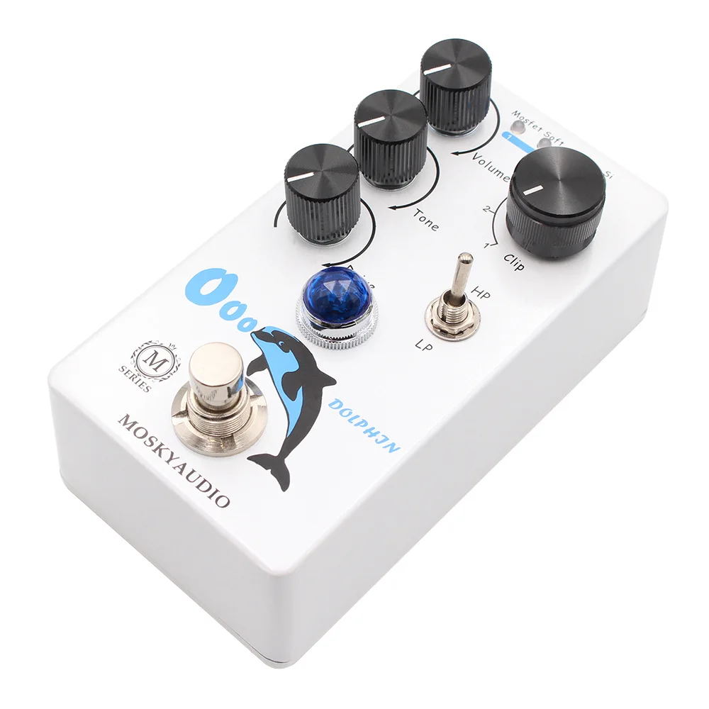 MOSKYAUDIO-DOLPHIN-Guitar-Pedal-High-Gain-Distortion-Overdrive-Electric ...