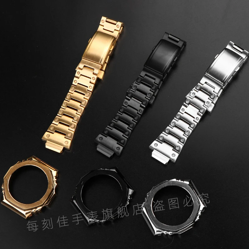 GA2100-GA2110-Set-Metal-Strap-Case-For-Casio-GA-2100-GA-2110 ...