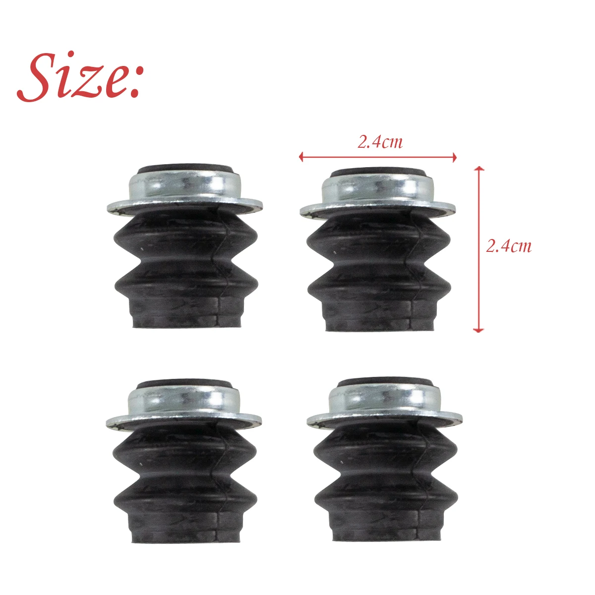 2 Pair Bellow brake caliper guide for TOYOTA OEM 47775 30070;47775 ...