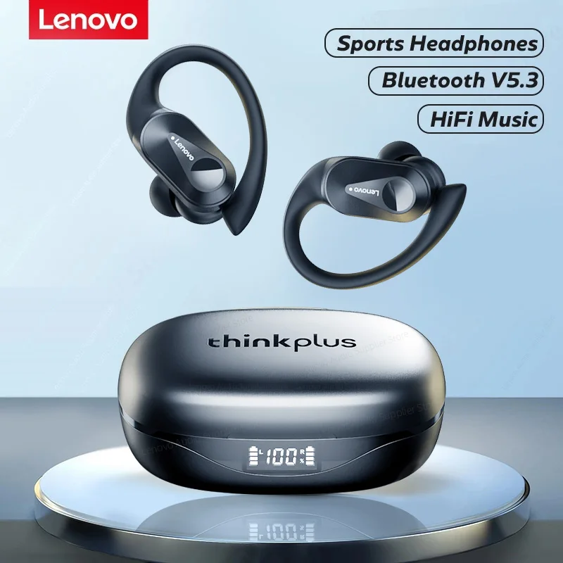 Lenovo auriculares inalámbricos LP75 TWS 5,3, cascos deportivos con Bluetooth, pantalla Digital ...