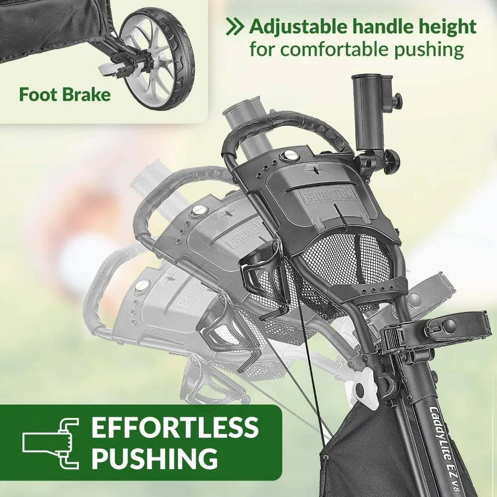 4 Wheel Golf Push Cart – Outdoor Gear & Equipment | The Mountain Exp