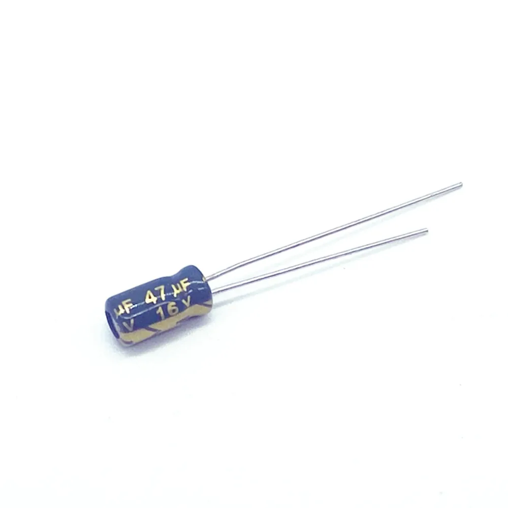 50pcs/lot 47uf16V aluminum electrolytic capacitor size 4*7mm 16V 47uf ...