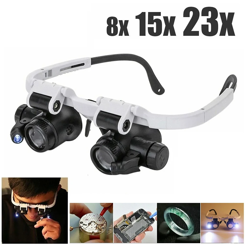 Gafas-con-lupa-LED-para-reparaci-n-de-relojes-herramienta-de-inspecci-n ...