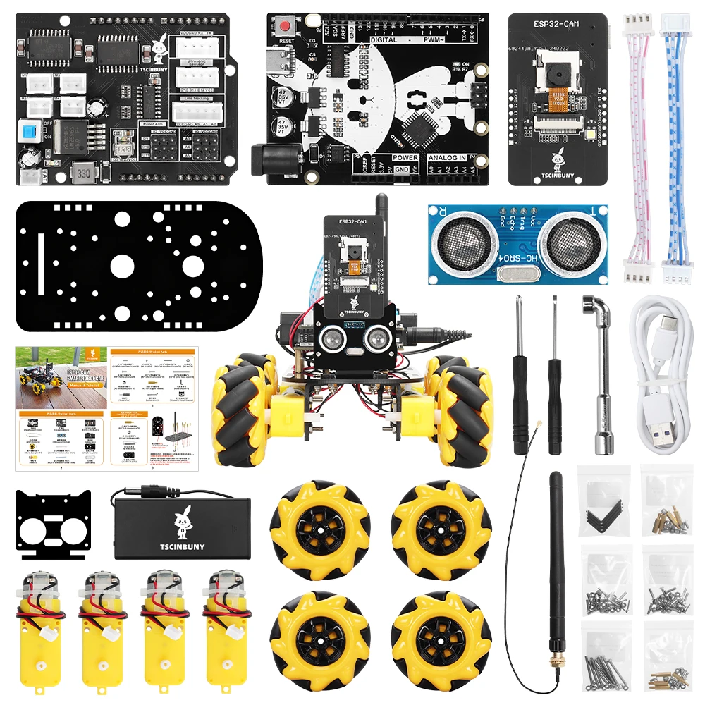 Tscinbuny-Robot-Kit-para-Projeto-Arduino-Starter-Kits-ESP32-Program-veis-Rob-tica-Educacional ...