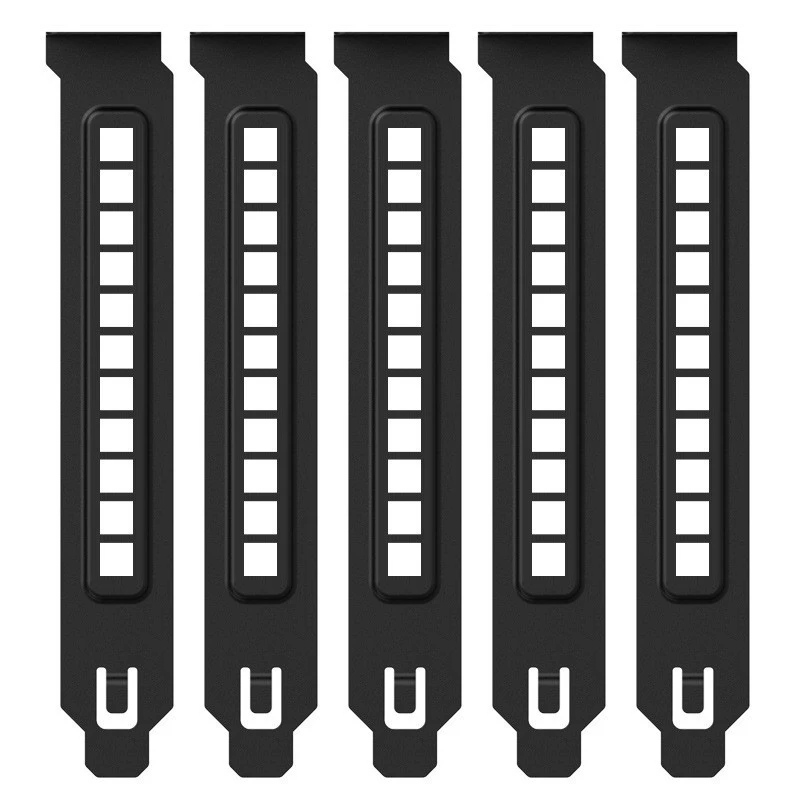 컴퓨터 섀시 Pci 배플 Pc 케이스 Pci 슬롯 커버 그래픽 카드 방열 환기 플레이트 나사 포함 10 개