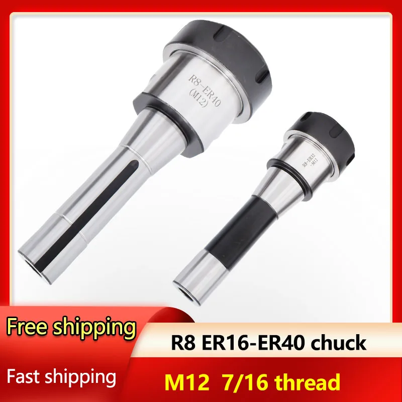Collet-chuck-handle-R8-ER16-ER20-ER25-ER32-ER40-tool-holder-R8-taper ...