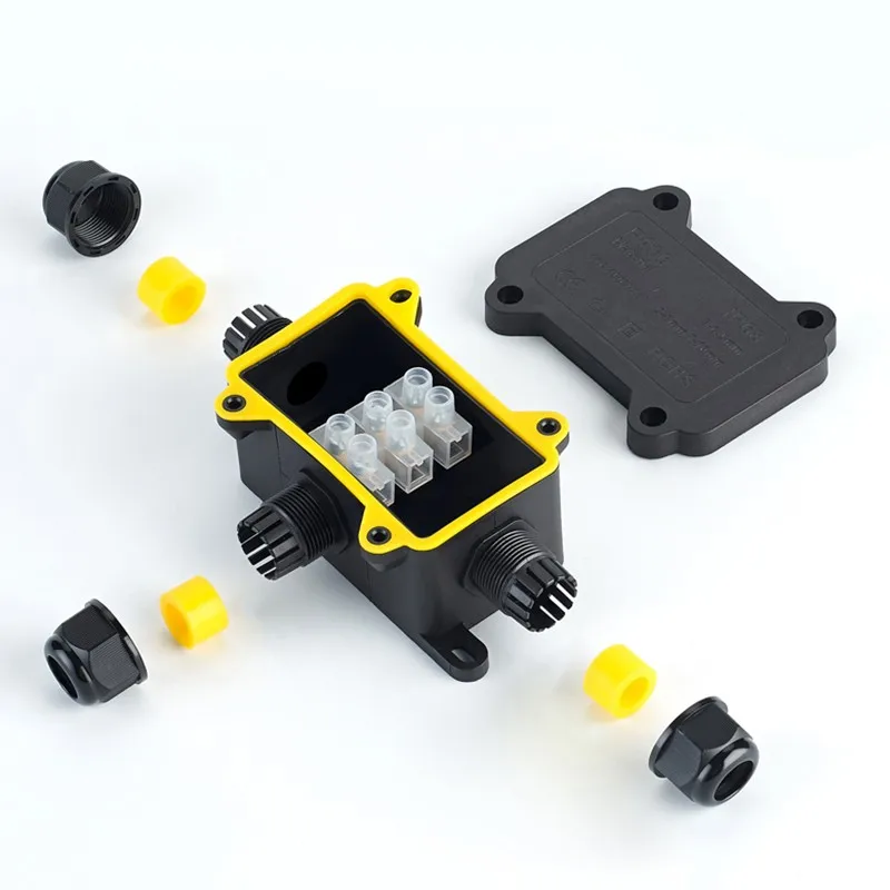 IP66-Outdoor-Waterproof-Electrical-Cable-Junction-Box-With-Connector ...