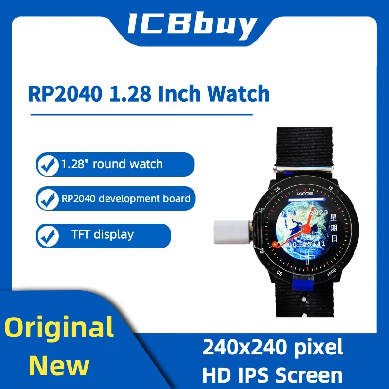 1-28-Inch-Round-Watch-TFT-Display-RP2040-Programmable-Development-Board ...
