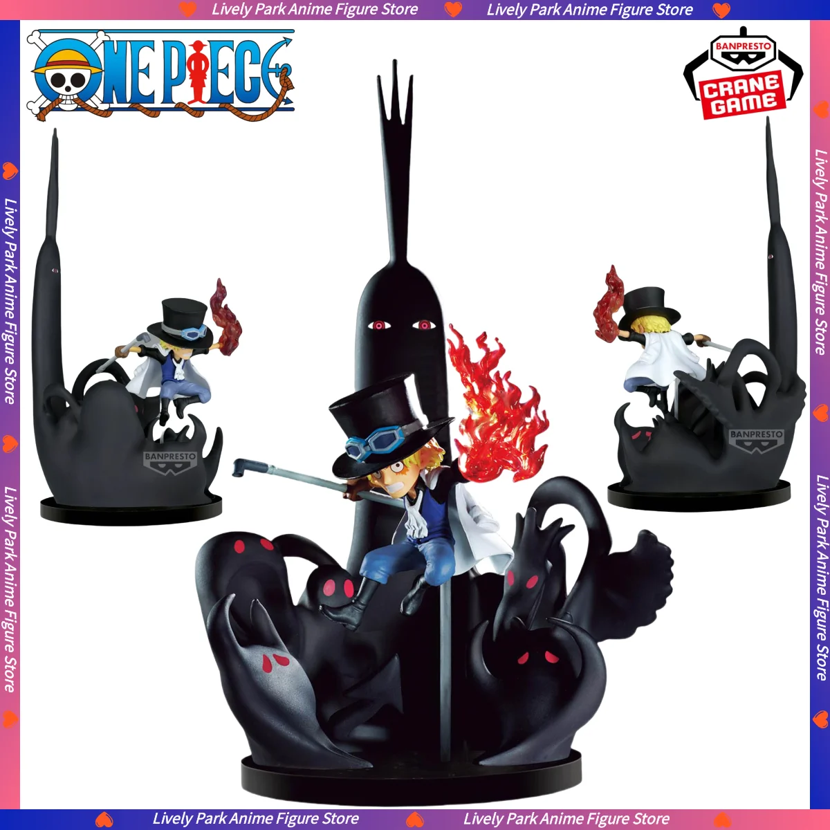 In Stock BANDAI Original BANPRESTO ONE PIECE WCF Sabo VS FIVE ELDERS ...