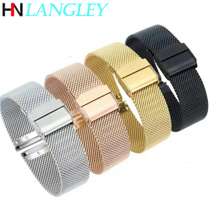 Milanese-Fine-Mesh-Watch-Band-Stainless-Steel-Strap-for-DW-Watch-Strap ...