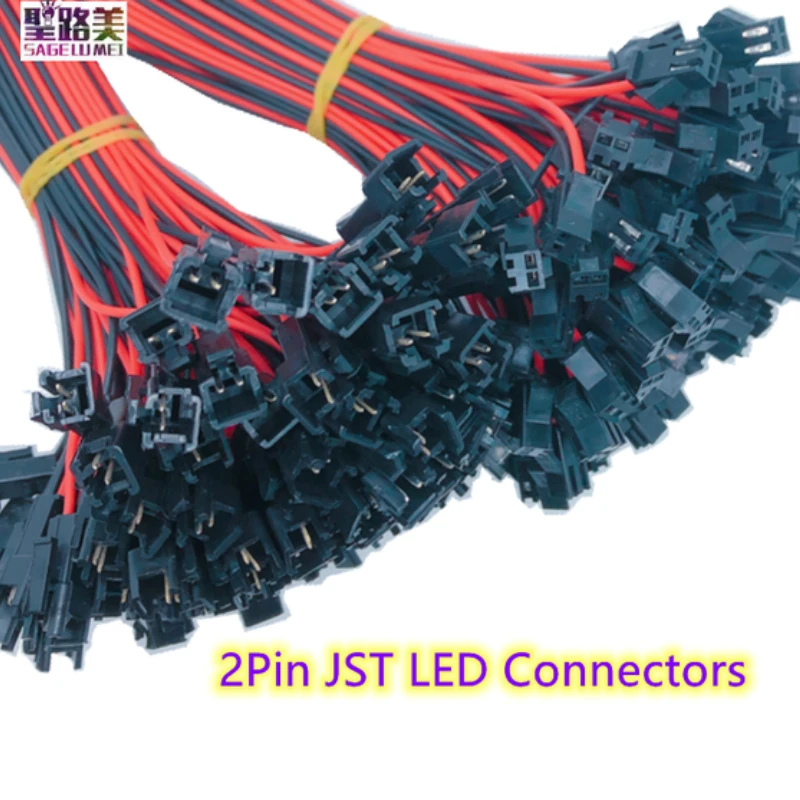Wire Jst Sm 2p Connectors Male Female | 2 Pin Jst Connector Female Male ...